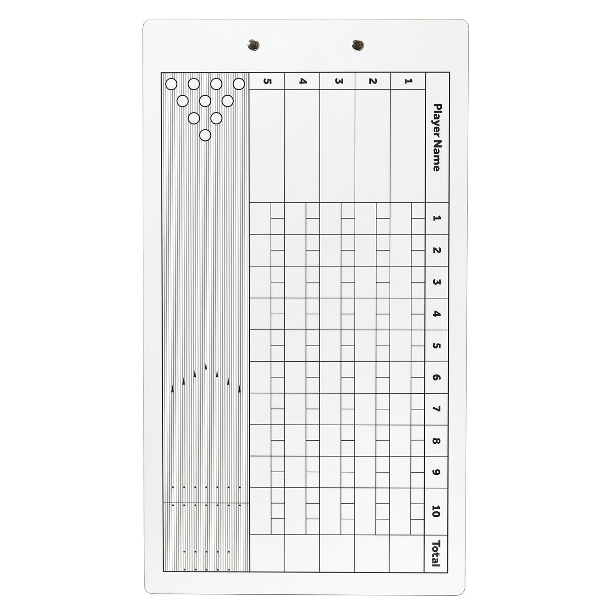 Murray Sporting Goods Bowling Dry Erase Coaches Clipboard